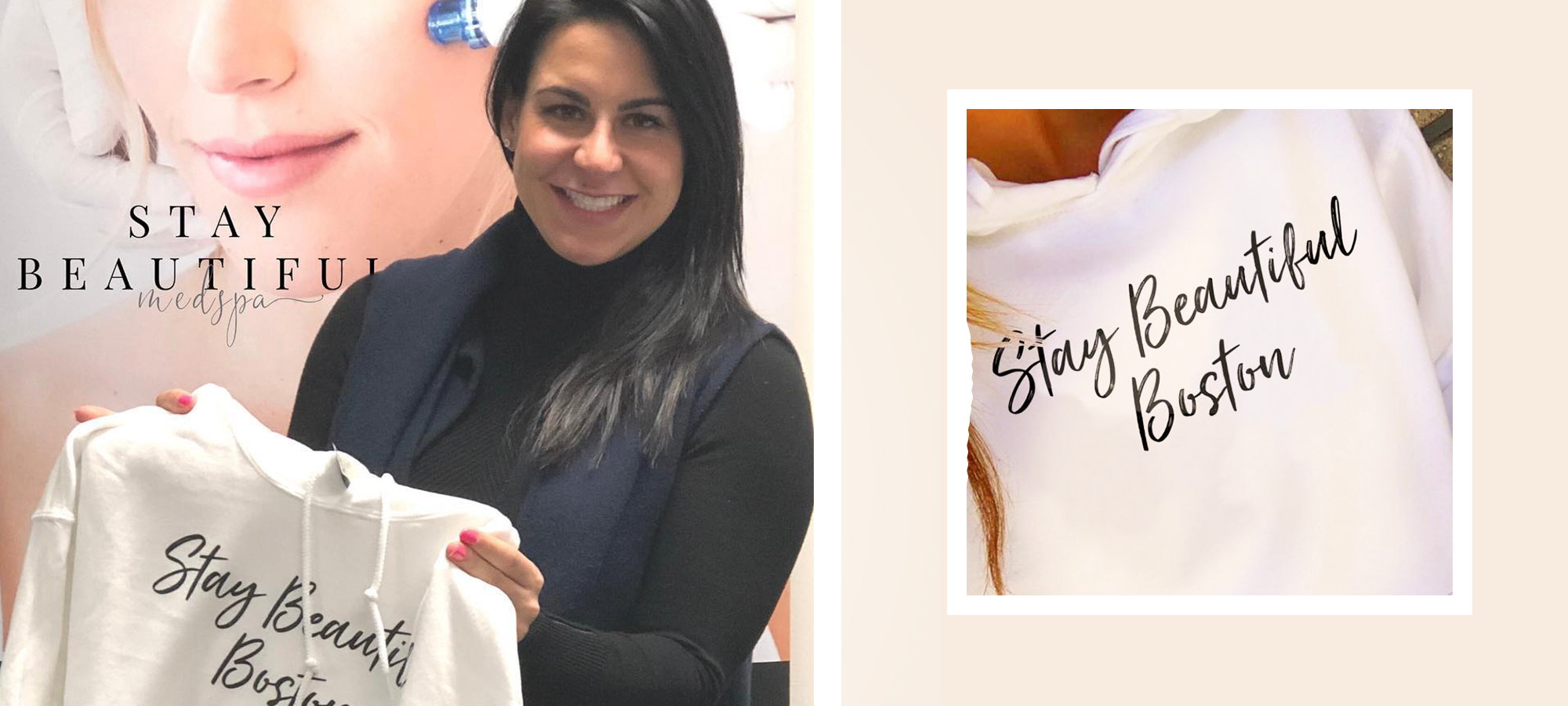 Stay Beautiful Boston Hoodies For Sale! | Stay Beautiful Medspa